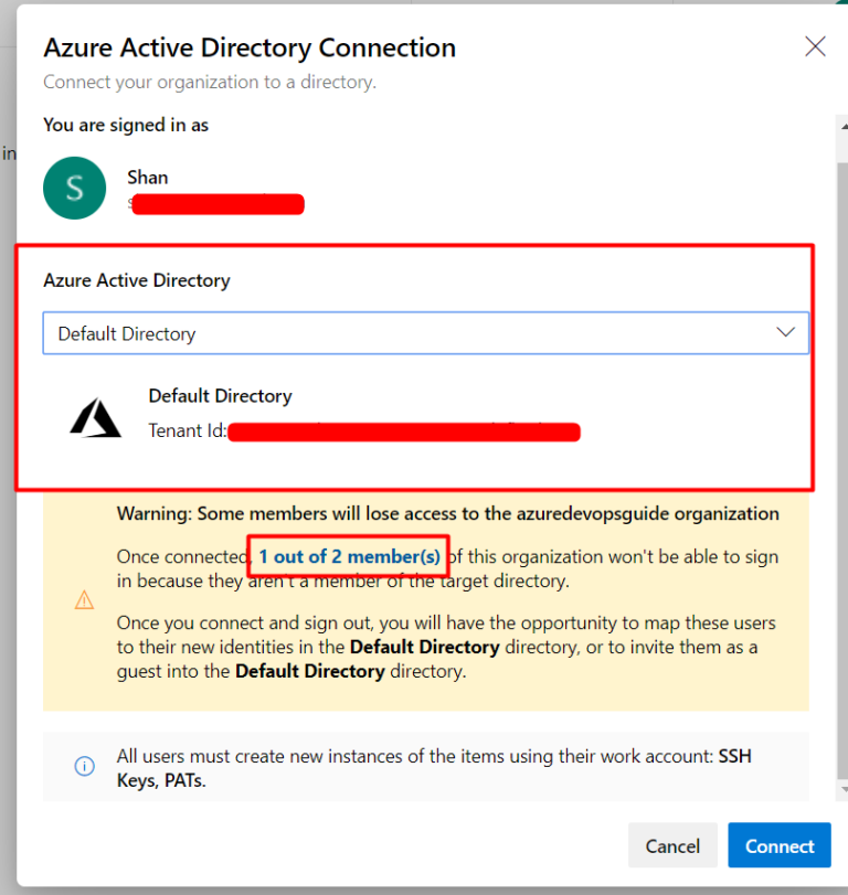 Connecting Azure Devops With Azure Active Directory Azuredevops Guide