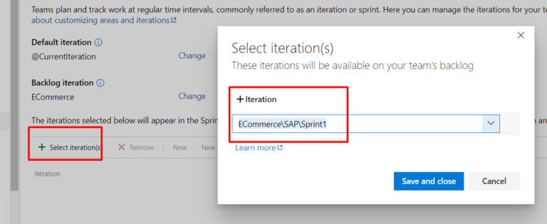 Configuring Iteration For Different Teams Azuredevops Guide