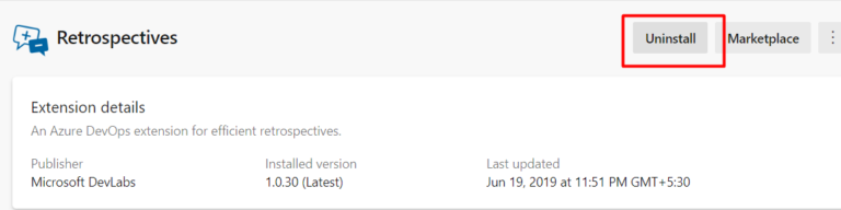 Un-installing an Extension in Azure DevOps – AzureDevOps Guide
