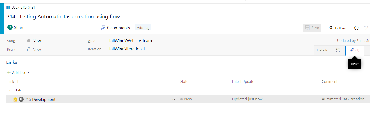 Creating Tasks Automatically In Azure Devops Using Flow