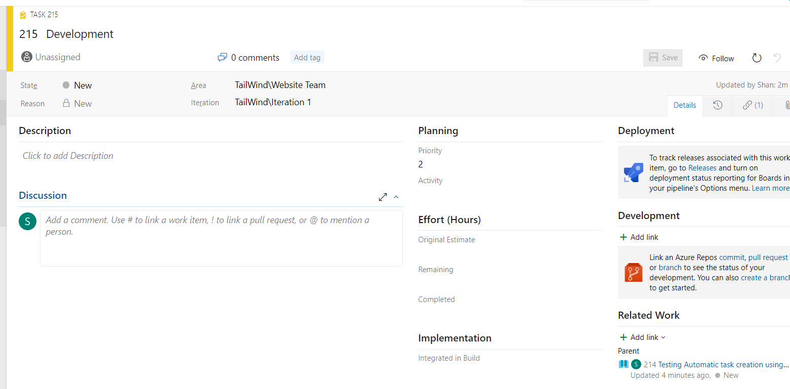 Creating Tasks Automatically In Azure Devops Using Flow Azuredevops Guide