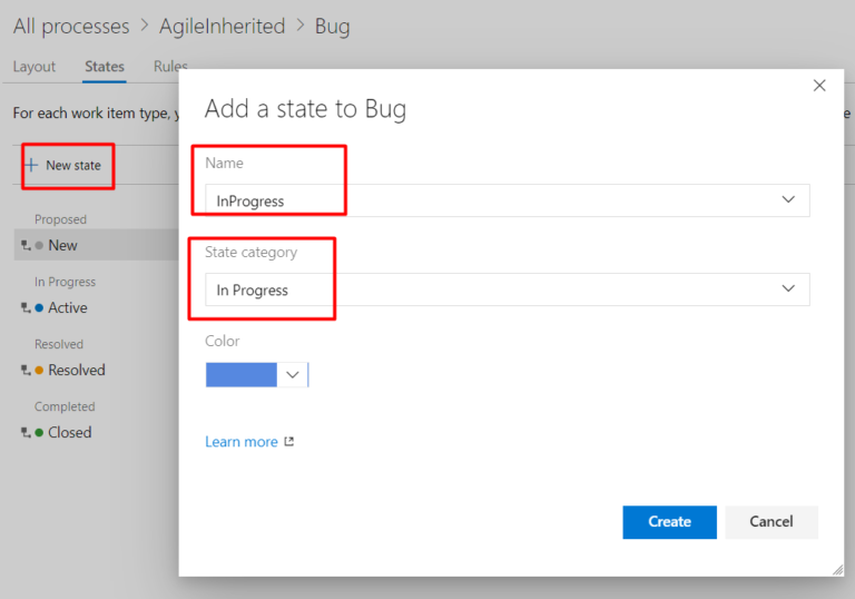 Adding New States To Agile Process Template In Azuredevops Azuredevops Guide