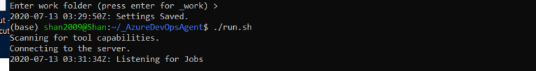 Setting Up Azure Devops Agent In Windows Subsystem For Linux Azuredevops Guide