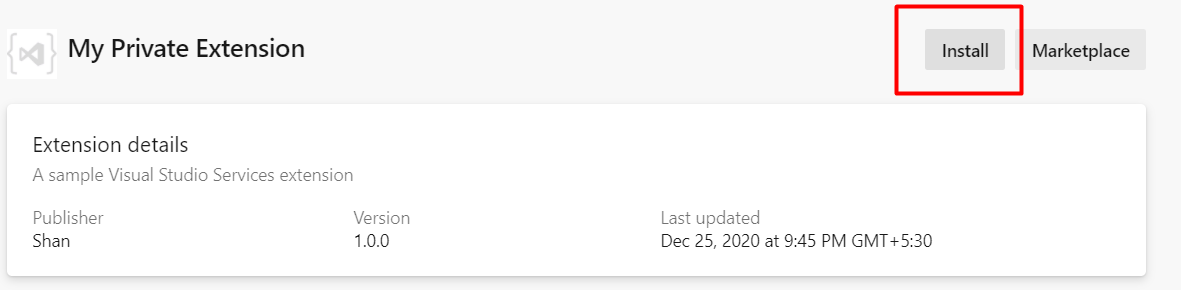 How To Install A Private Extension In Azure Devops Azuredevops Guide