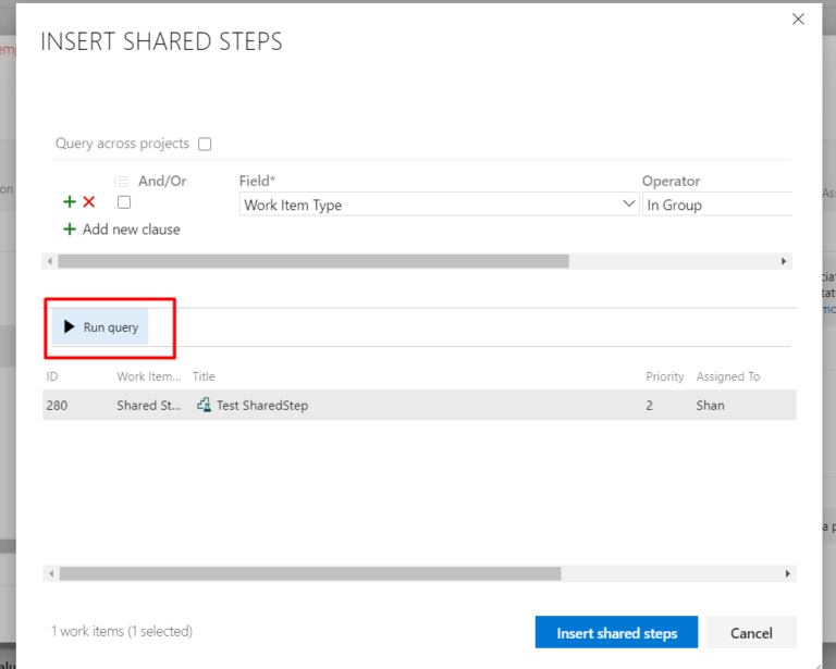 Inserting Shared Steps In A Testcase Azure Devops Azuredevops Guide