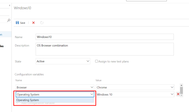 Adding A Configuration In Azure Testplans Azure Devops Azuredevops Guide