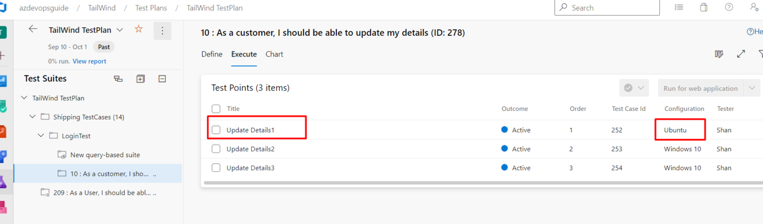 Assigning A Configuration To A Testcase In Azure Testplans Azure Devops Azuredevops Guide