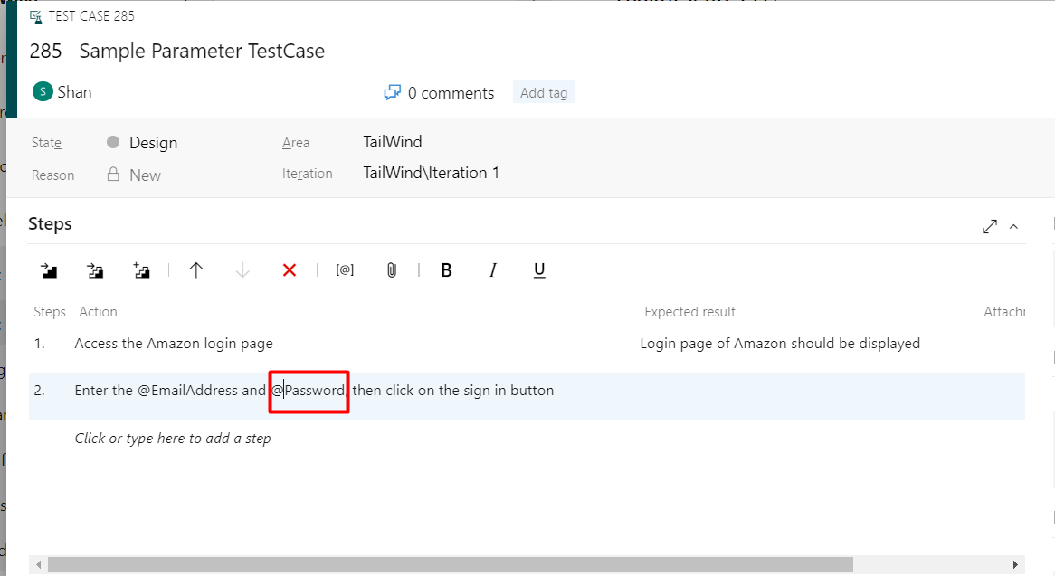 Removing A Parameter From A Testcase In Azure Testplans Azure Devops Azuredevops Guide