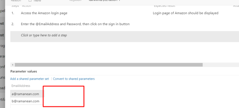 Removing A Parameter From A Testcase In Azure Testplans Azure Devops