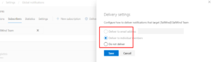 Turn off Global notifications for a particular Team in Azure DevOps – AzureDevOps Guide