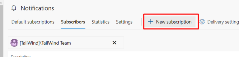 Creating A New Global Notification For A Project Team In Azure Devops Azuredevops Guide