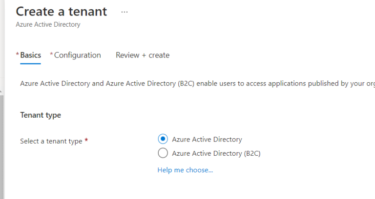 Creating a new Azure Active Directory via Azure Portal – AzureDevOps Guide