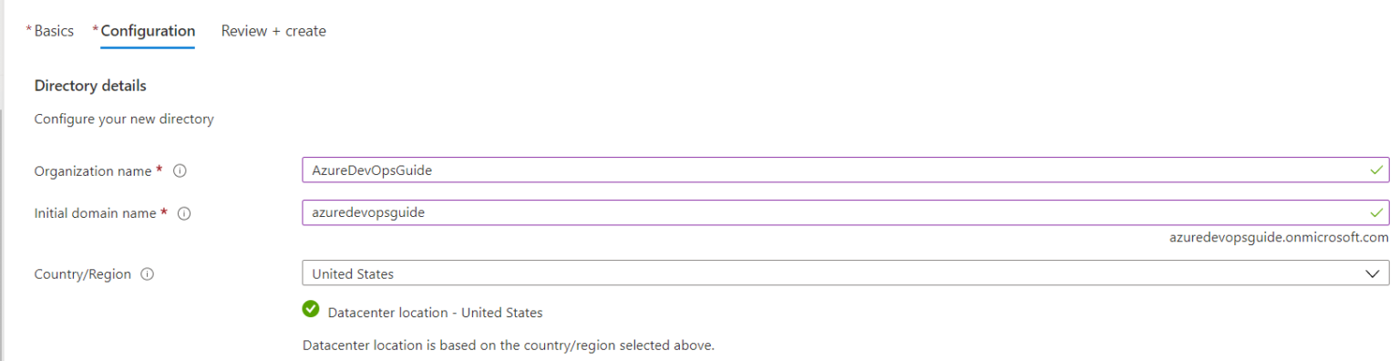 Creating a new Azure Active Directory via Azure Portal – AzureDevOps Guide