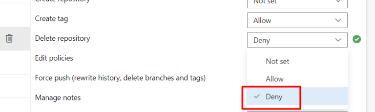 Setting Delete Repository Permissions for an Project in Azure DevOps – AzureDevOps Guide