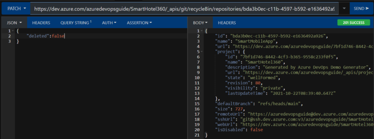Restoring a Deleted repository in Azure DevOps – AzureDevOps Guide
