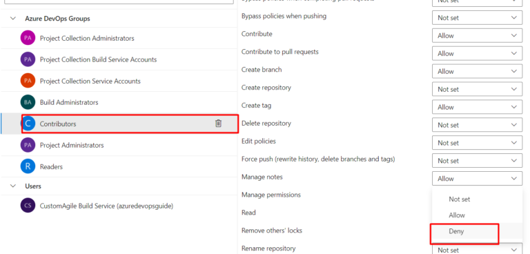 Rename Repository permissions in Azure DevOps – AzureDevOps Guide Rename Repository permissions in Azure DevOps – AzureDevOps Guide