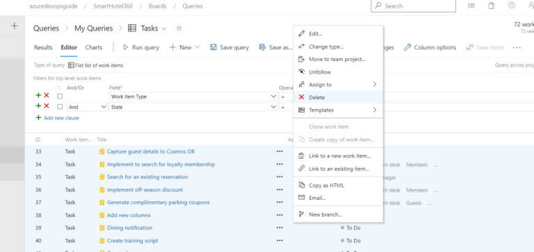 Bulk Delete Of Workitems In Azure Devops Azuredevops Guide