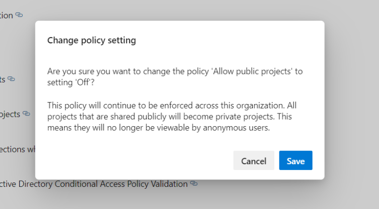 Update Project Visibility In Azure Devops Azuredevops Guide
