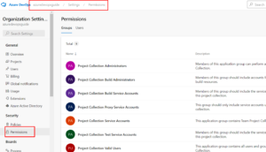 Permission Settings in Azure DevOps Organization – AzureDevOps Guide