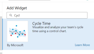 Cycle Time Widget in Azure DevOps Dashboards – AzureDevOps Guide