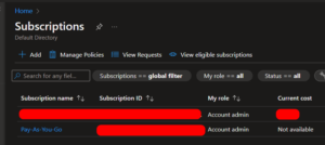 Renaming a Azure Subscription – AzureDevOps Guide